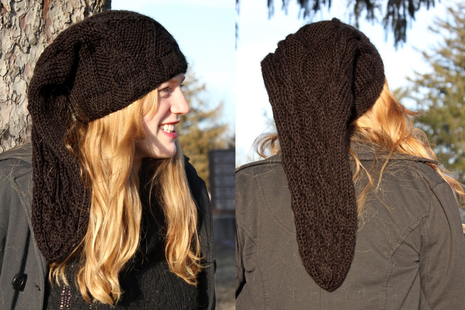 Black Cable-knit Legend of Zelda Link Inspired Hat - Etsy