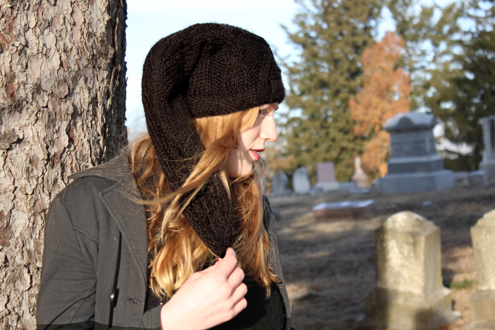 Black Cable-knit Legend of Zelda Link Inspired Hat - Etsy