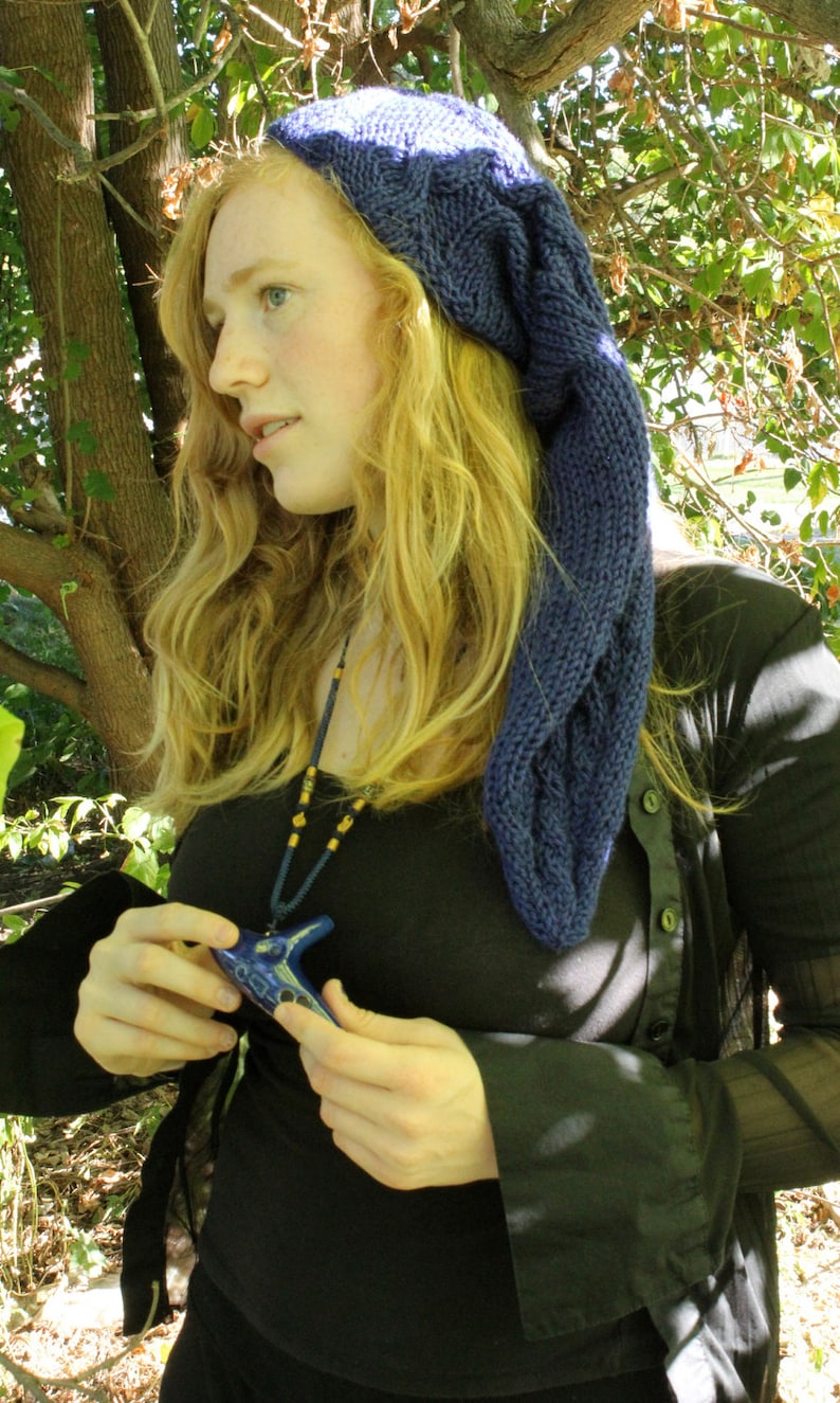 Water Temple Blue Cable-knit Legend of Zelda Link Inspired Hat - Etsy
