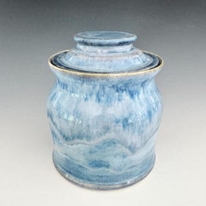 Honey Pot With Lid, Sugar Bowl, Cannister, Jar With Lid, Stoneware ...