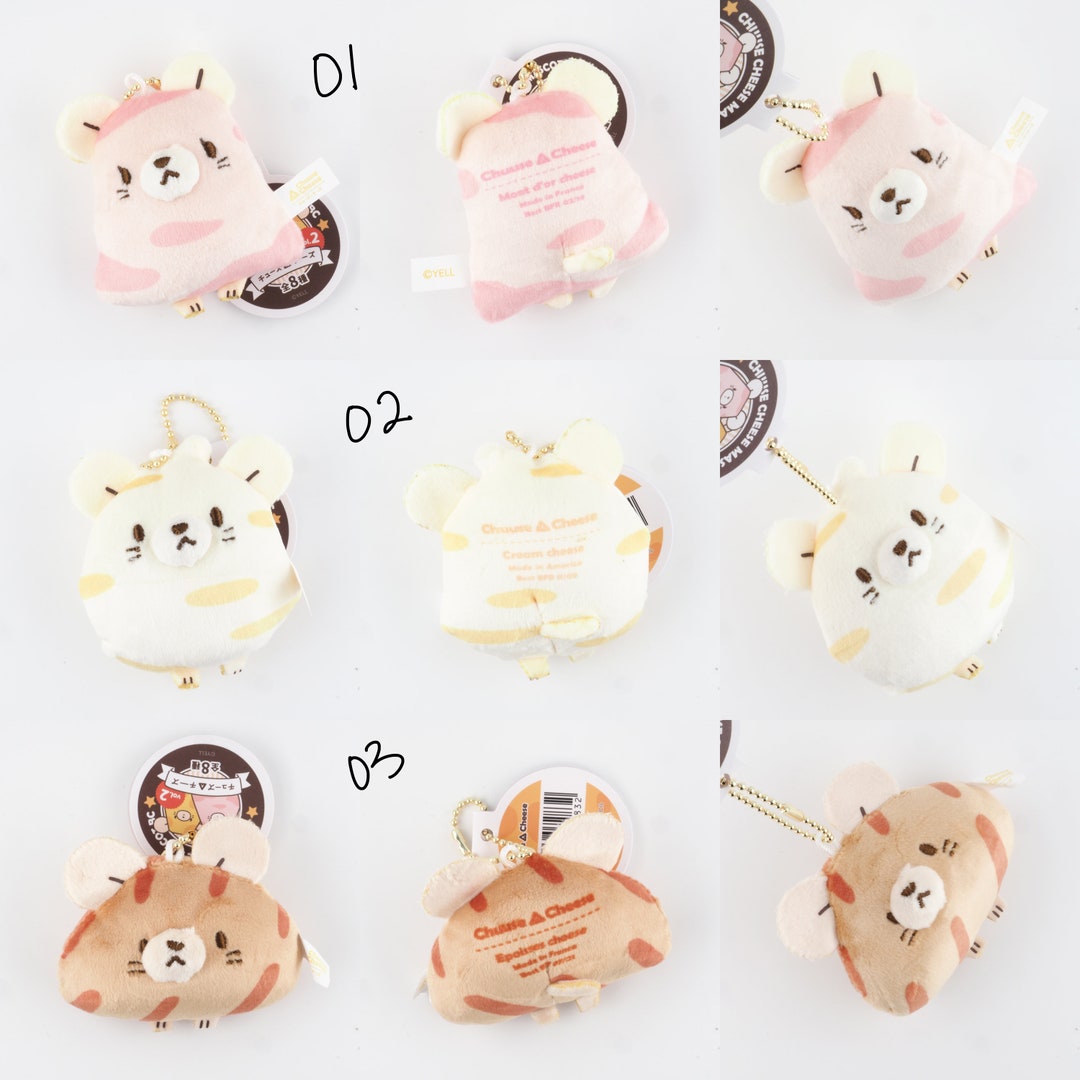 NEW 01-08 Chuuse Cheese Mouse YELL Japan Plush Keychain Strap - Etsy ...