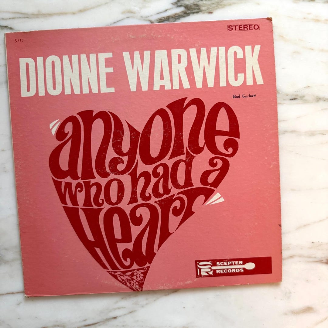 Dionne Warwick Anyone Who Had a Heart Vinyl LP Stereo Valentines Day ...