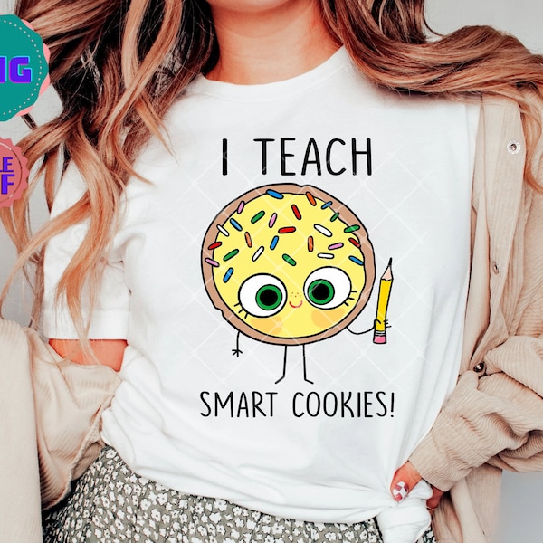 I Teach Smart Cookies Png - Etsy