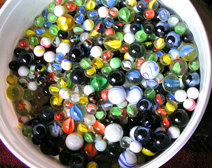 Three-hundred Glass Marbles Mixed Lot BIG and Small 5/8 - Etsy
