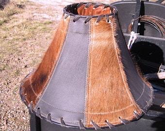 Cowhide Lamp Shade - Etsy