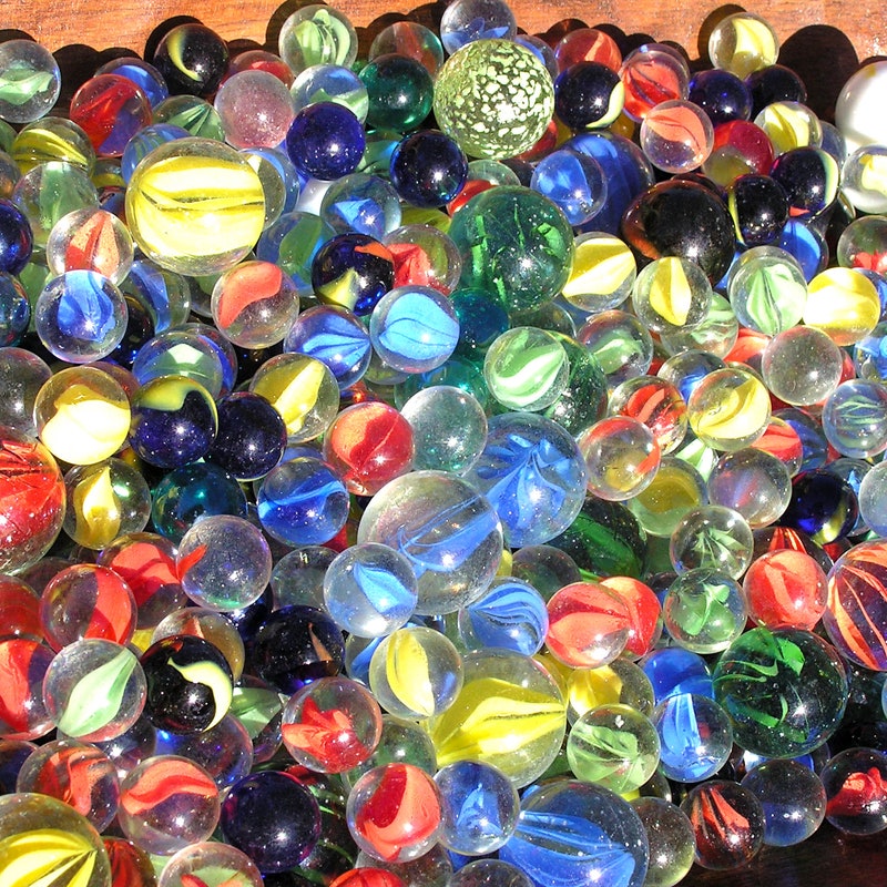 Glass Marbles - Etsy