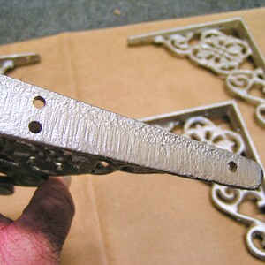 FOUR Small Cast Iron Wall Shelf Brackets Corbel VICTORIAN | Etsy