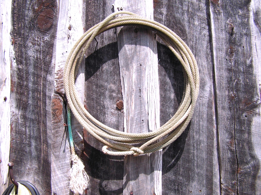 Old Cowboy Lariat Rope, Western LASSO Wall Hang Decor, 811 - Etsy
