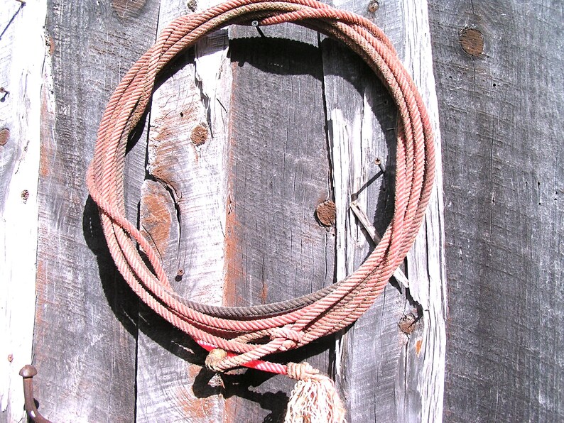 Old Cowboy Lariat Rope Western LASSO Wall Hang Decor mm - Etsy