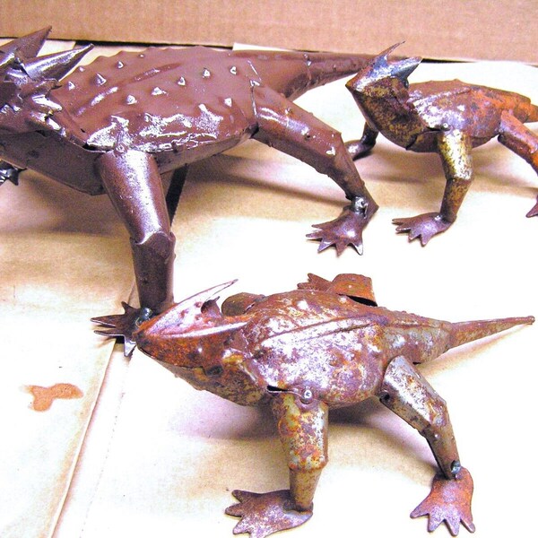 Upcycled Metal Art - Etsy