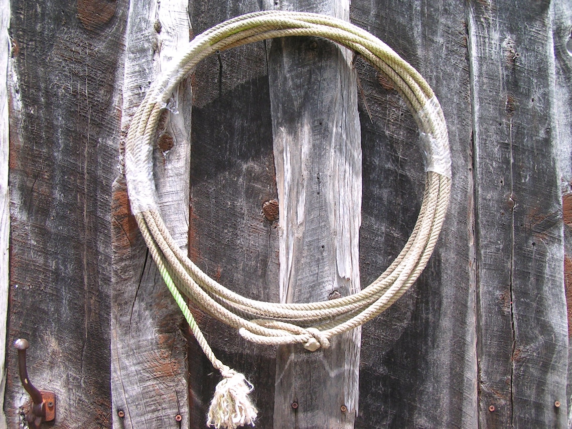 Old Cowboy Lasso retired Riata Lariat Rope - Etsy