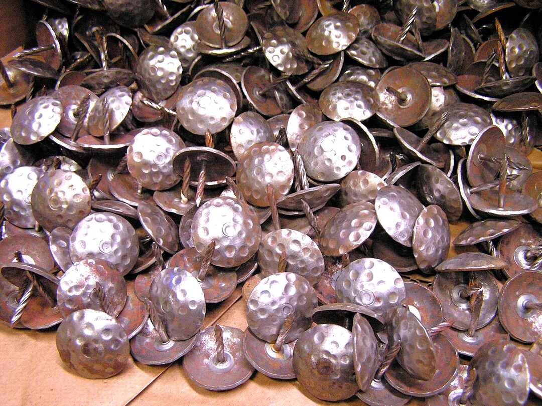 100 Iron Hammered Clavos Decorative Nail Heads Door Furniture Craft 1 1 ...