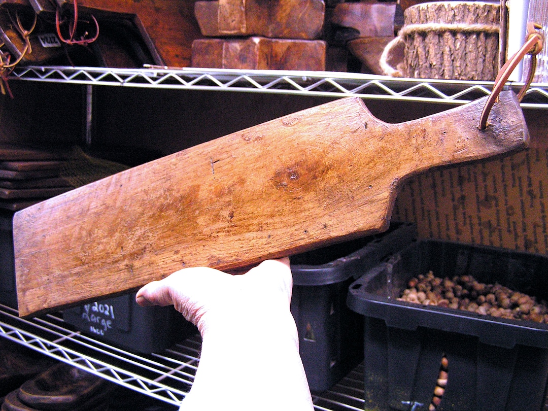 Primitive Wooden Cheese Paddle Board, Primitive Kitchen Wall Hang 2729 ...