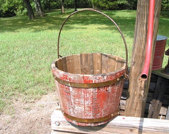 Primitive Bucket | Etsy
