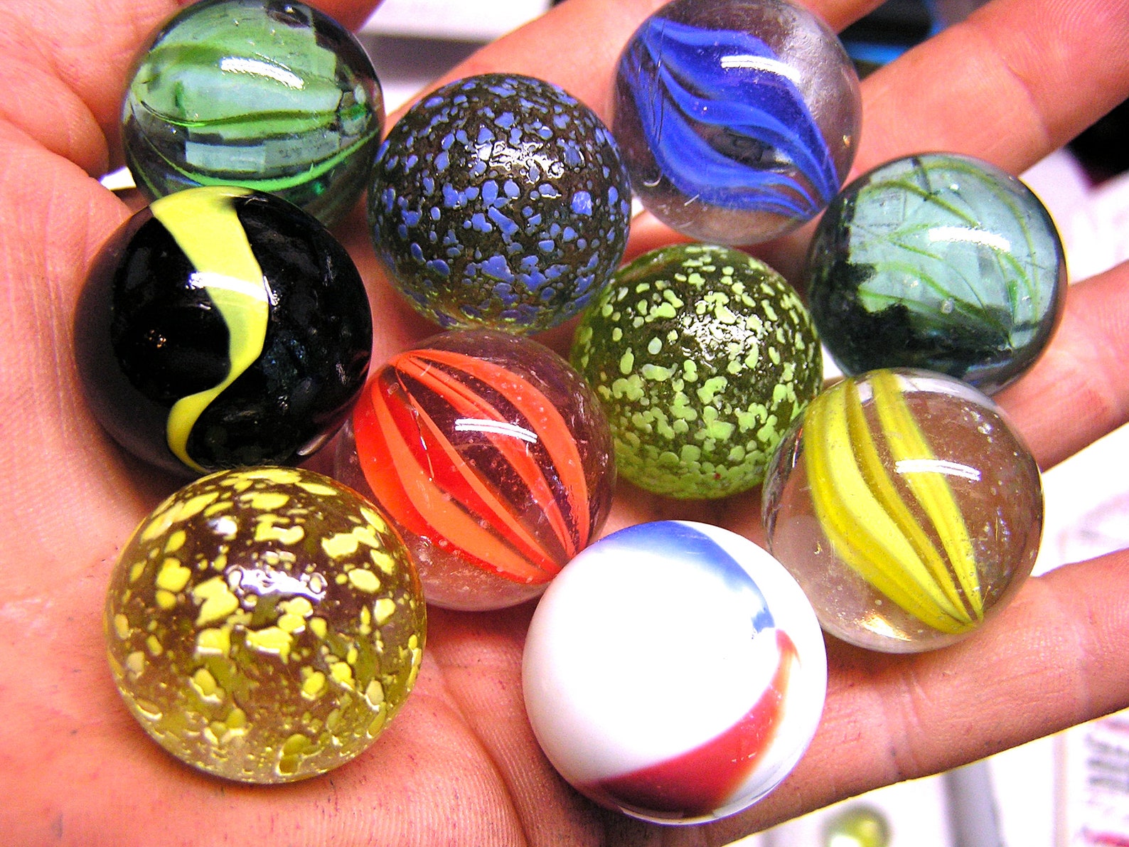62 Glass Marbles, Mixed, BIG and Small, 5/8" to 1", New Old Stock - Etsy