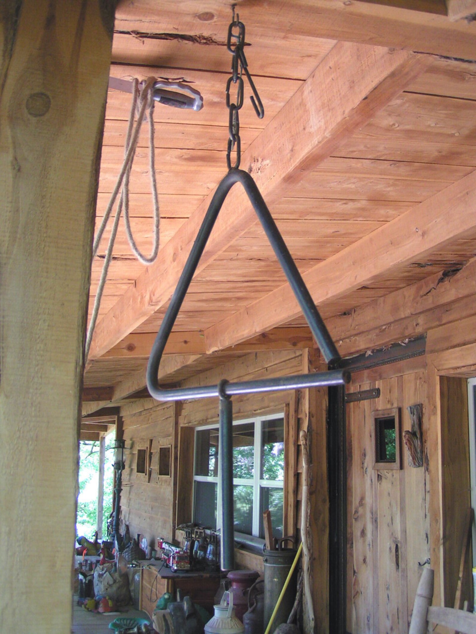 IRON Cowboy Western DINNER TRIANGLE Calling Bell Ringer Et - Etsy