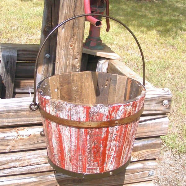 Primitive Bucket - Etsy