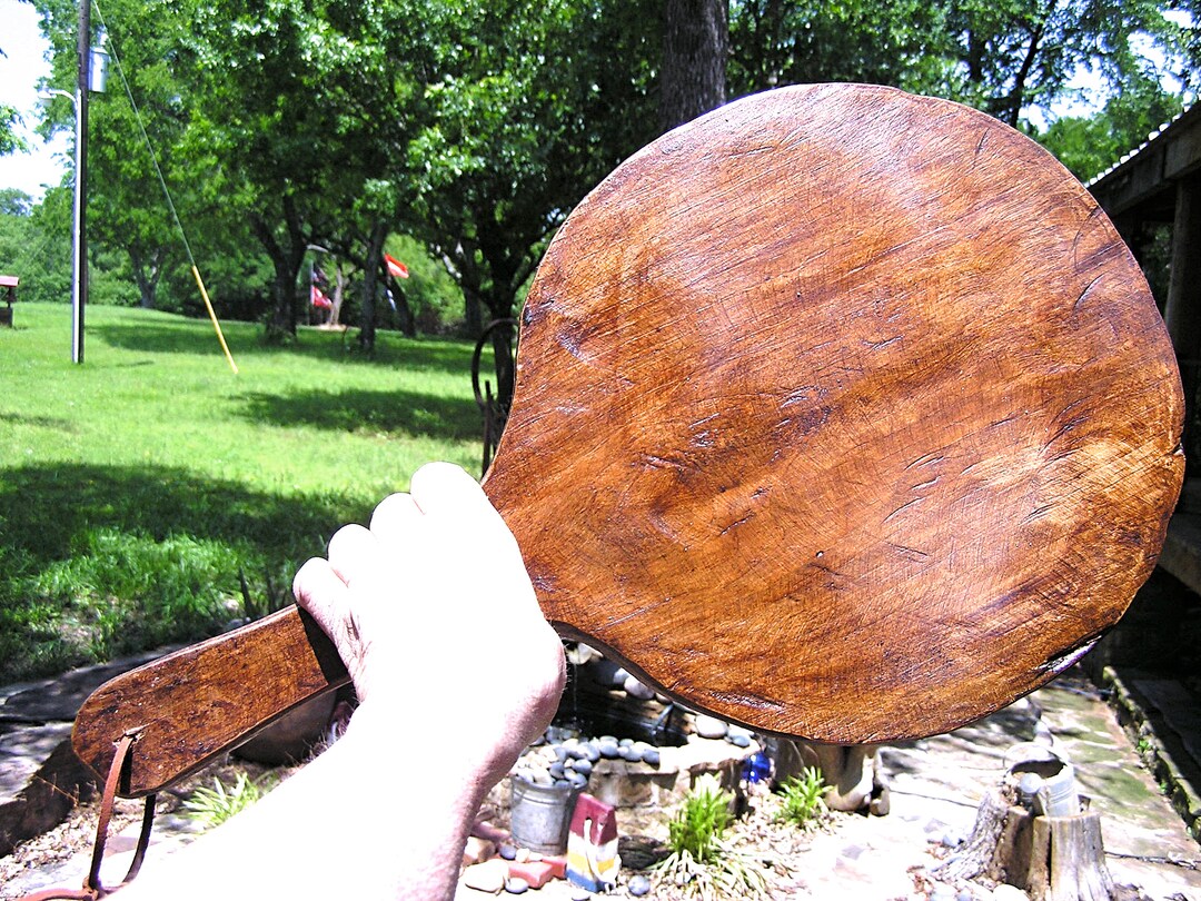 Primitive Wooden Rounded Bread Paddle Board Wall Hang 2793 - Etsy