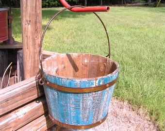 Primitive Bucket | Etsy