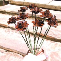 Metal Flower - Etsy