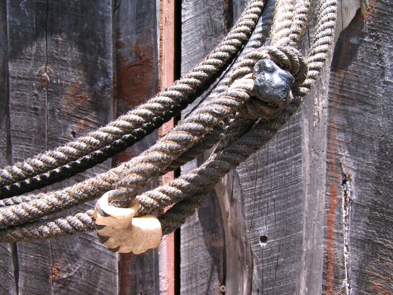 Vintage Old Retired Cowboy Lariat Lasso Rope | Etsy