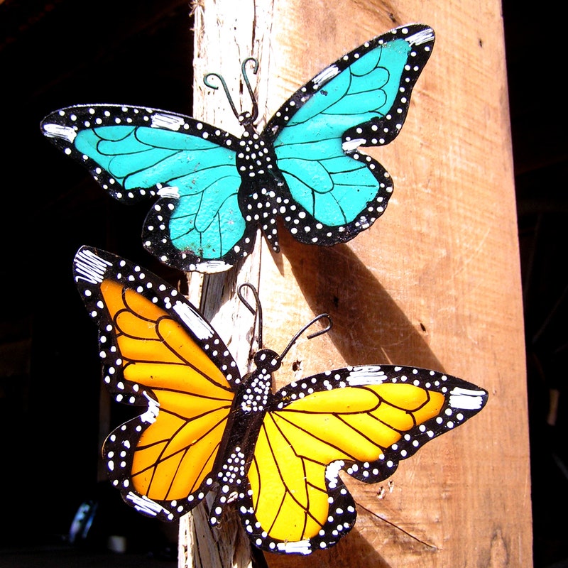 Metal Butterfly - Etsy