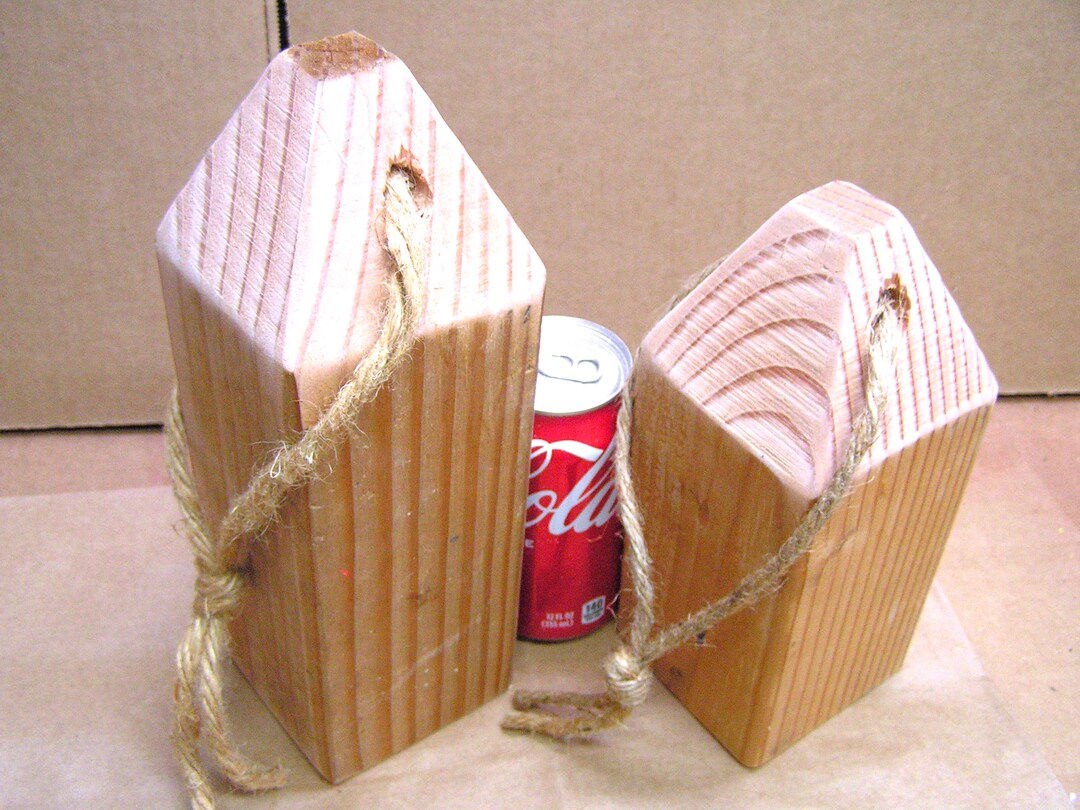 TWO Paint Your Own Buoys, Unfinished Raw Wood Buoys, Beach Decor ...