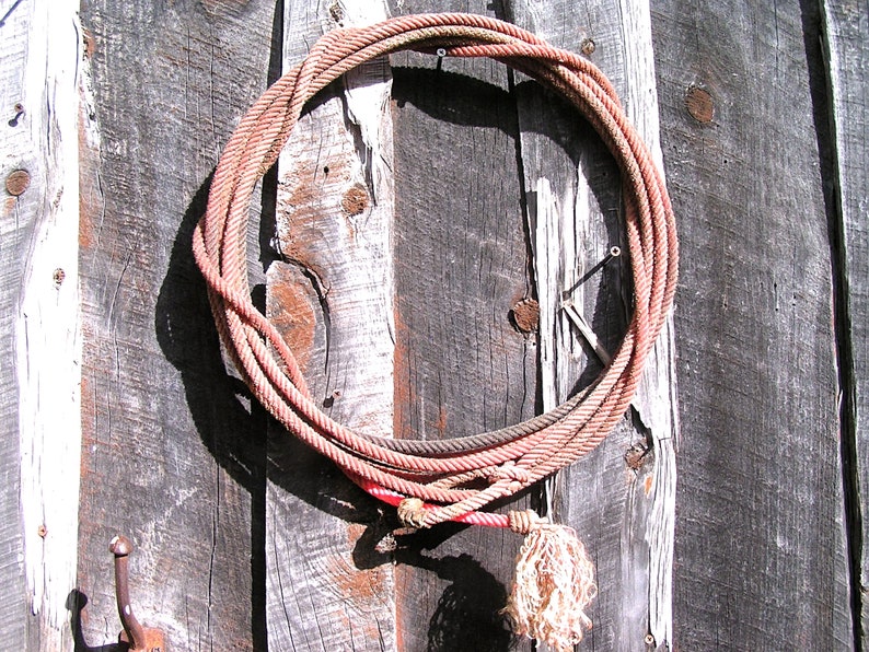 Old Cowboy Lariat Rope Western LASSO Wall Hang Decor mm - Etsy