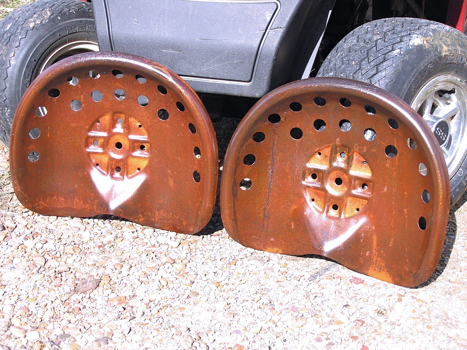 TWO Distressed Steel Tractor Seats Metal Farm Machinery Seat - Etsy