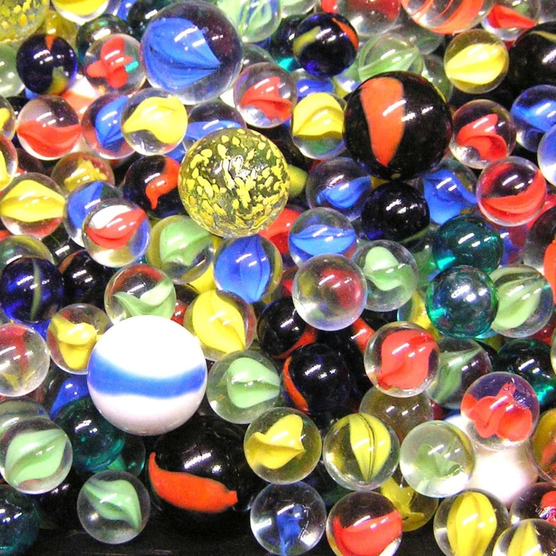 Flat Marbles - Etsy