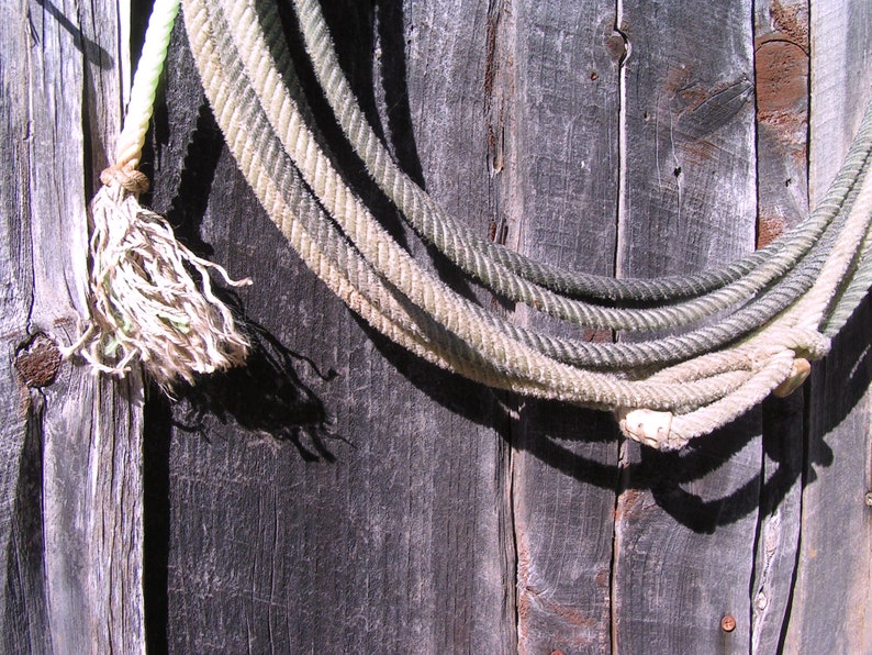 Vintage Old retired Cowboy Lariat Lasso Rope | Etsy