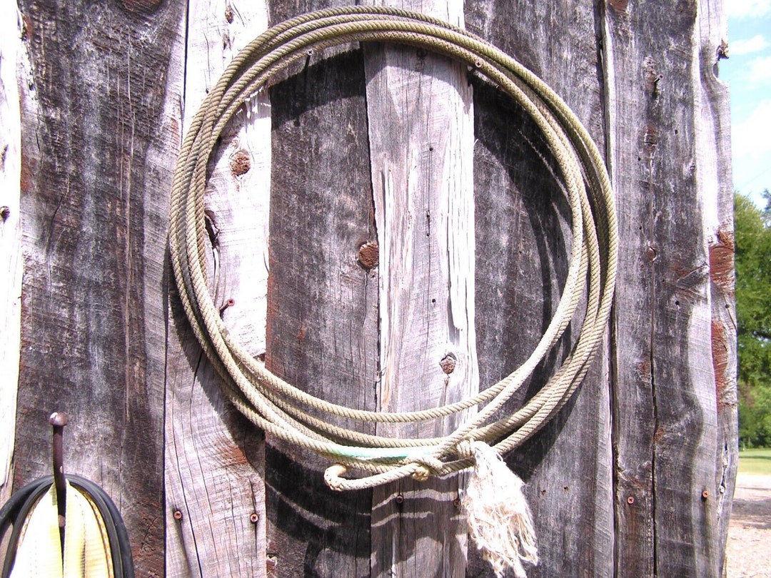 Old Cowboy Lariat Rope, Western LASSO Wall Hang Decor, LG2 - Etsy