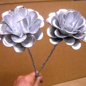 Metal Flowers - Etsy
