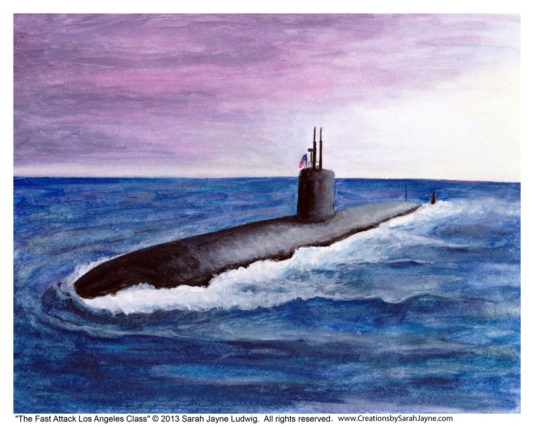 Fast Attack Los Angeles Submarine Class V1 Set of Five (5) Postcard - Etsy