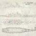 USS Wisconsin Blueprint 11" X 14" - Etsy