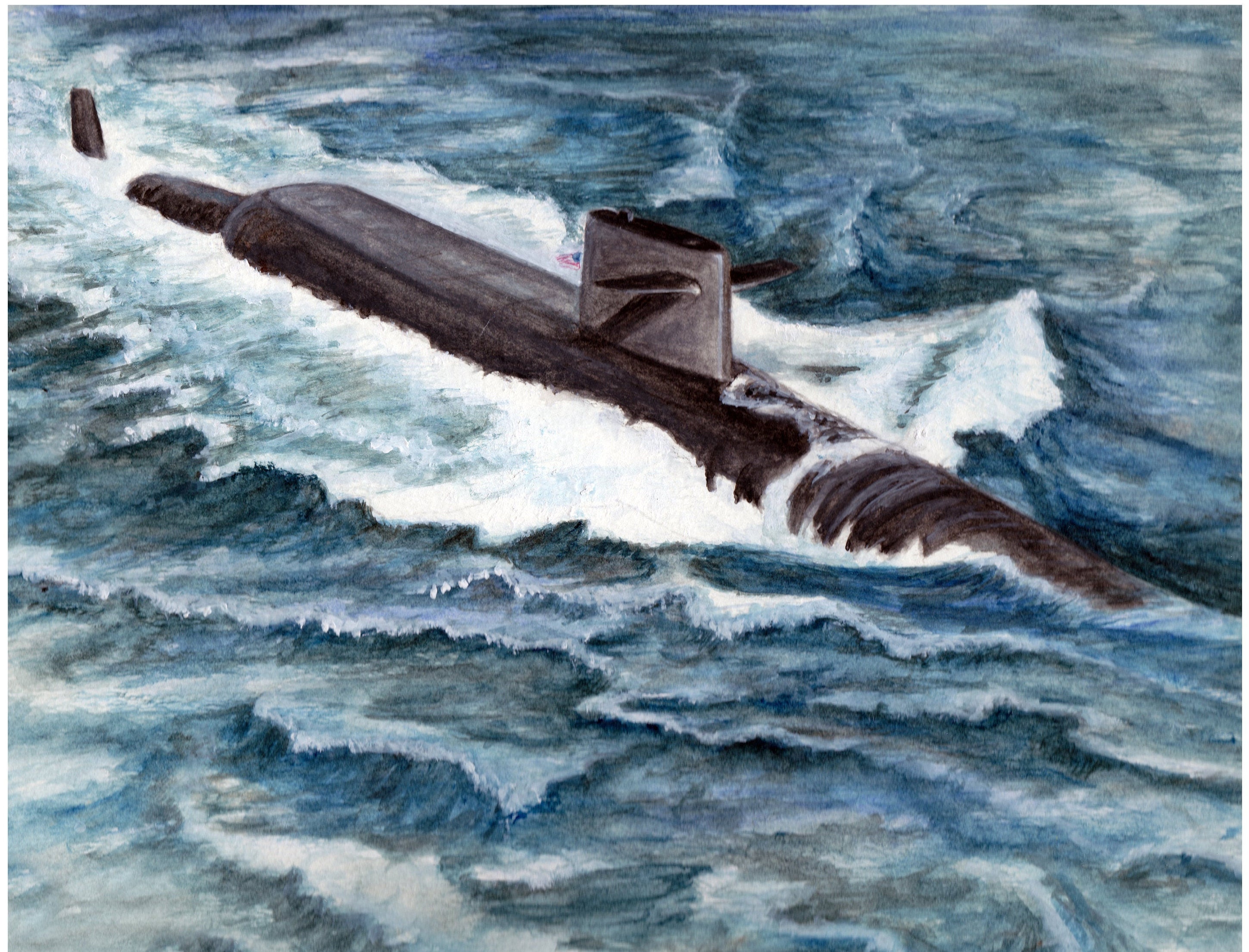 Lafayette Class Submarine Original - Etsy