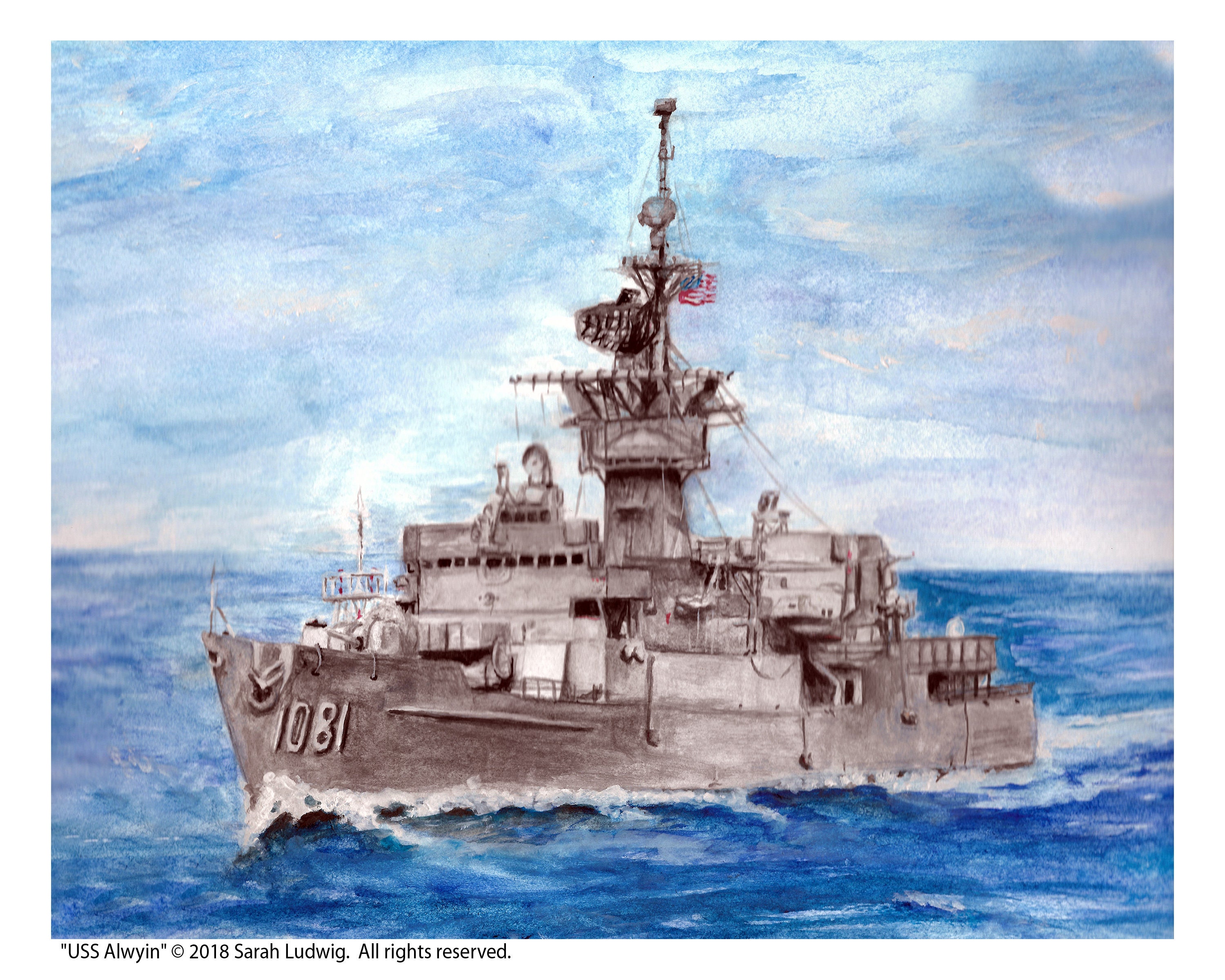 USS Aylwin - Etsy