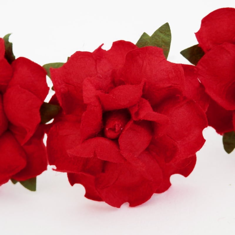 Red Rose Hair Pin - Etsy