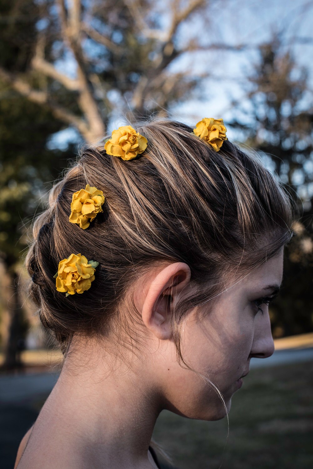 Dusty Purple Floral Rose Hair Pin Set/ Bridal/ Wedding Hair Accessories ...