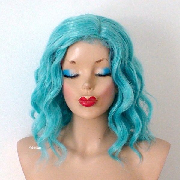 Turquoise Wig - Etsy