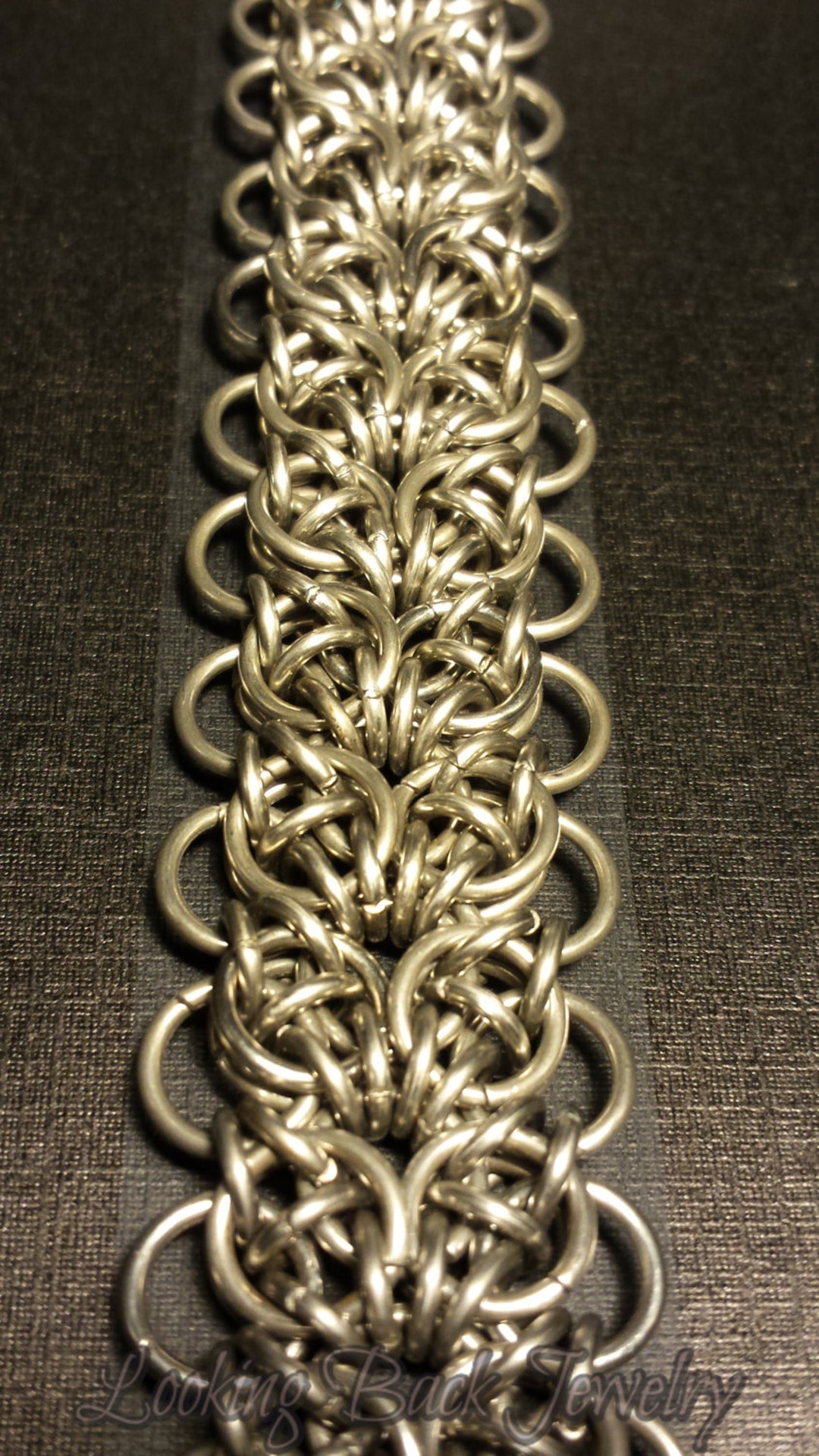 Celtic Strap Chainmaille Bracelet, in Stainless Steel - Etsy