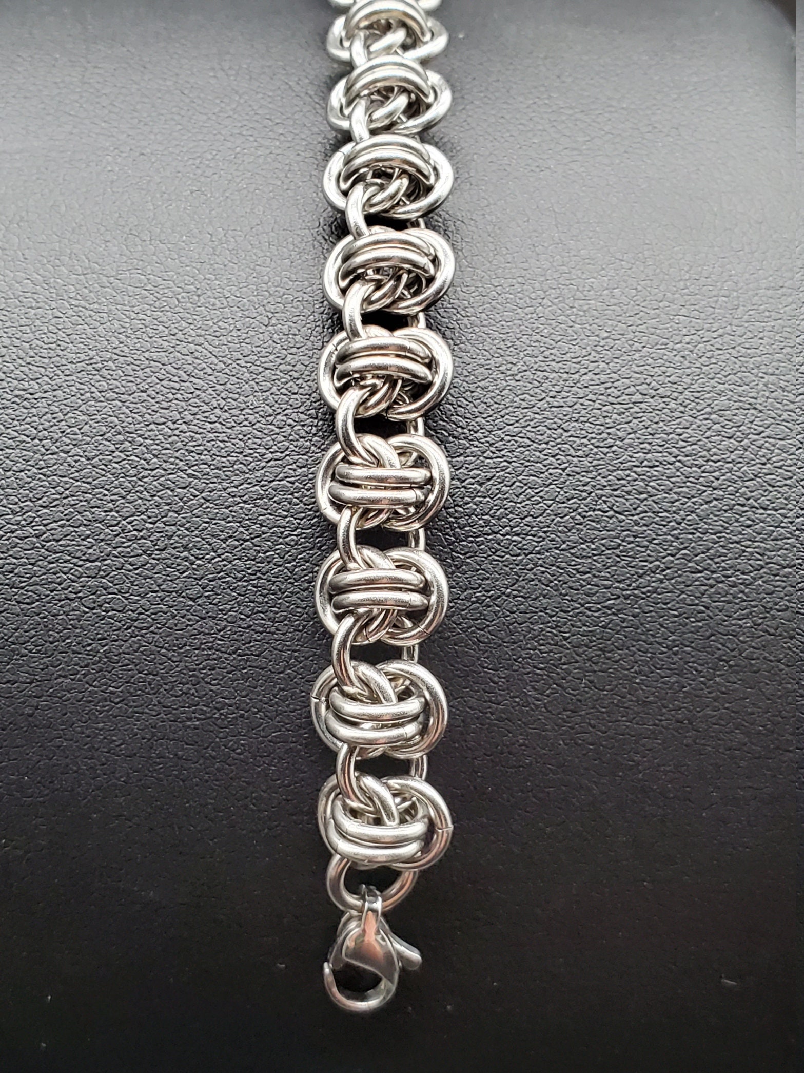 Chain Maille Bracelet Stainless Steel Jewelry for Her Barrel - Etsy