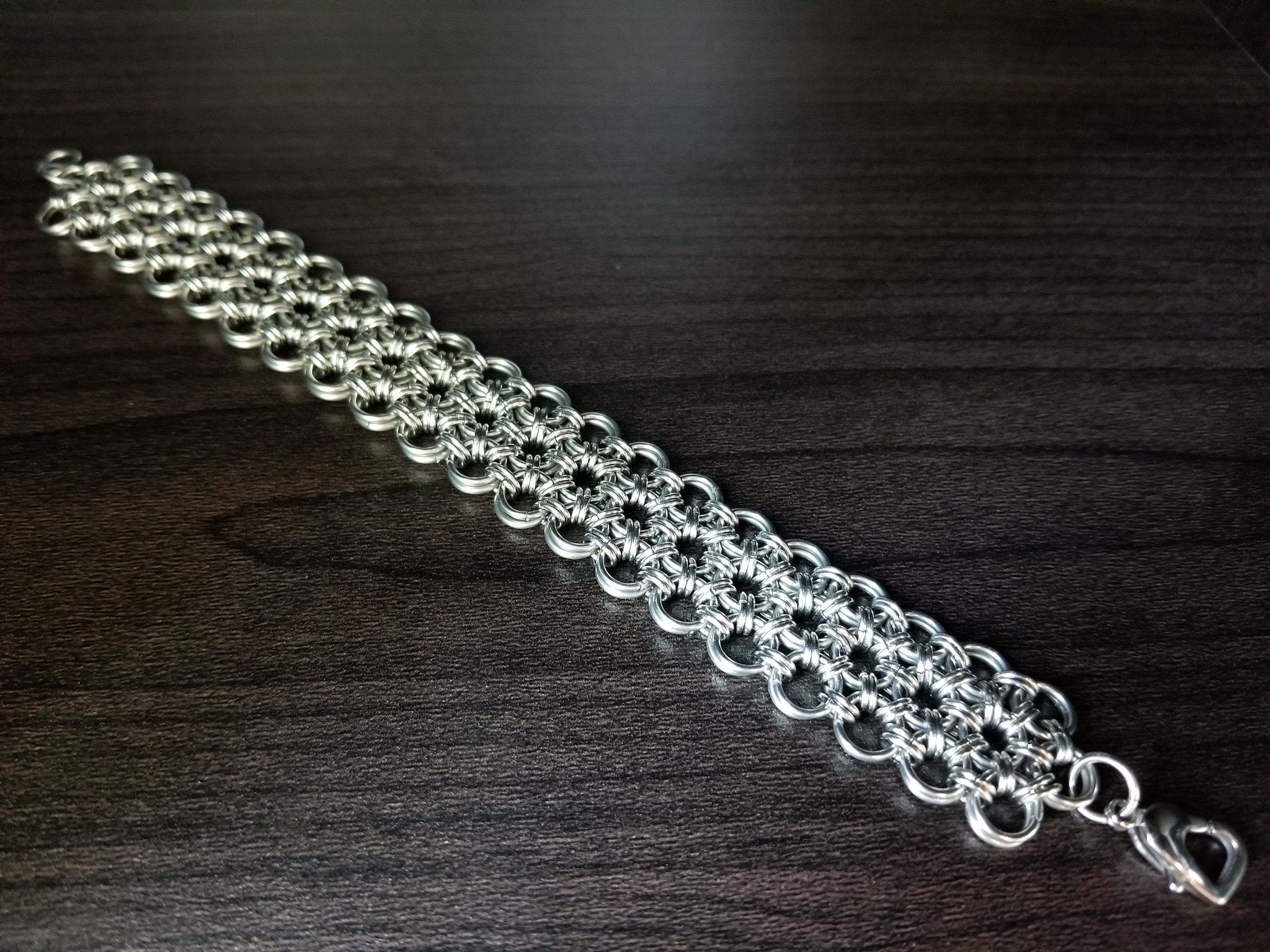 Chain Maille Bracelet Japanese Lace Chainmaille 12-in-1 - Etsy