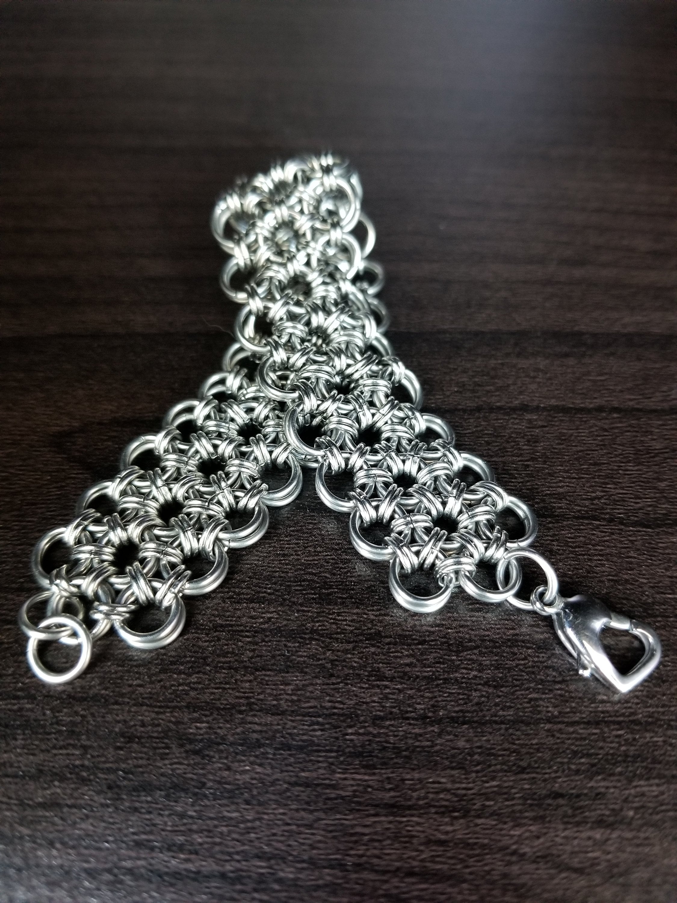 Chain Maille Bracelet Japanese Lace Chainmaille 12-in-1 - Etsy
