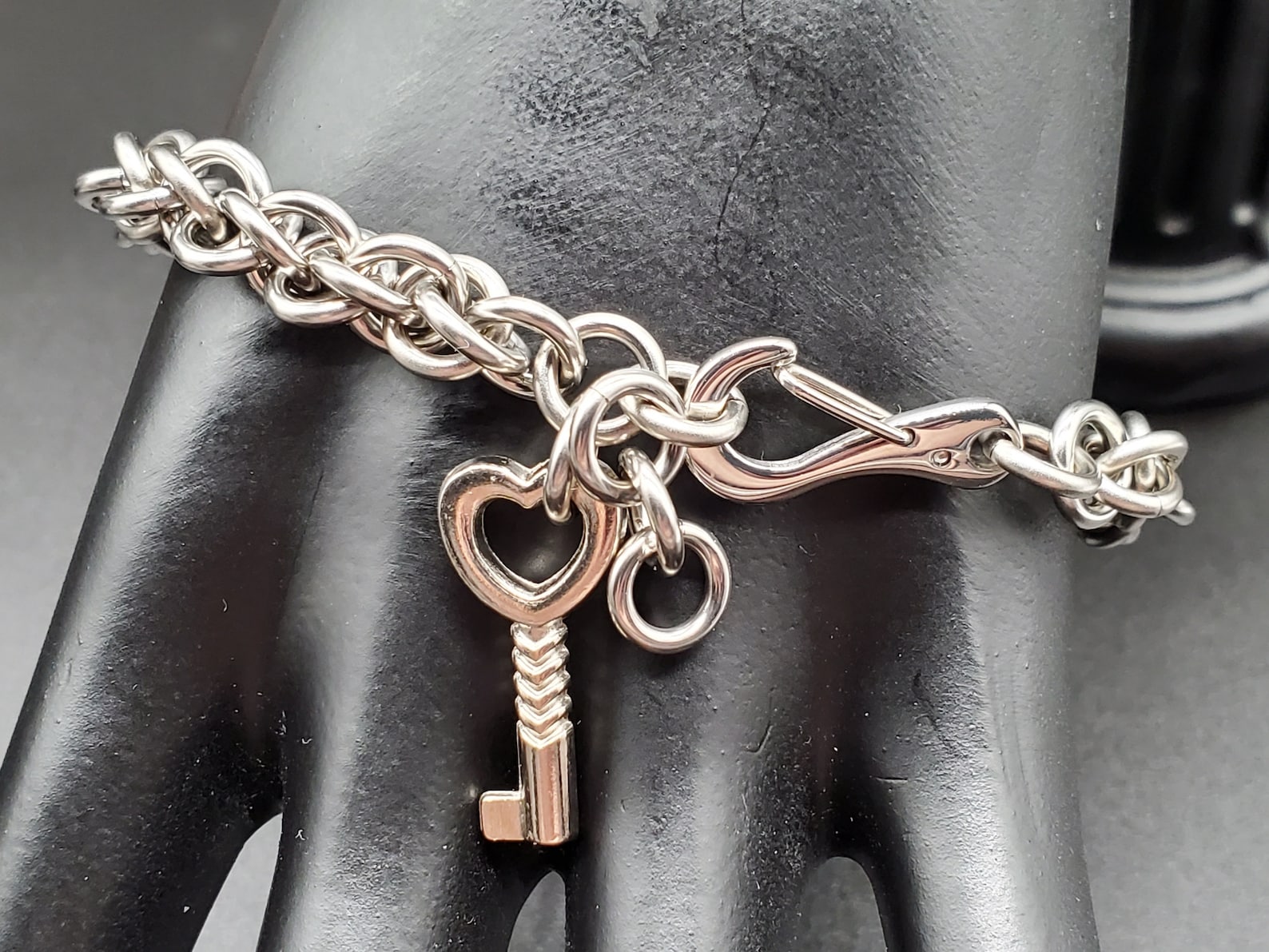 Couple's Jewelry Set Heart Lock and Key Stainless Steel - Etsy