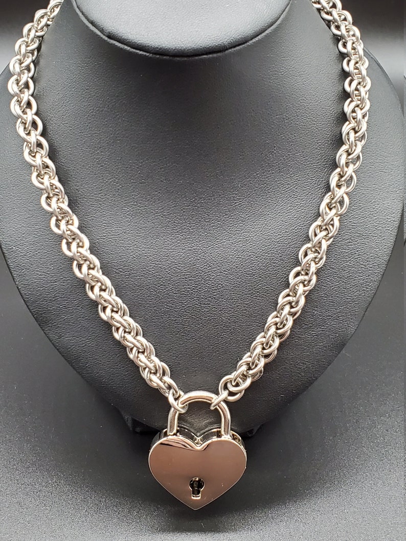 Couple's Jewelry Set, Heart Lock and Key, Stainless Steel Jewelry - Etsy