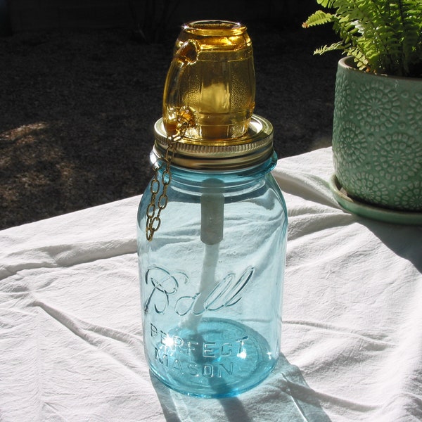 Mason Jar Tiki Torch - Etsy