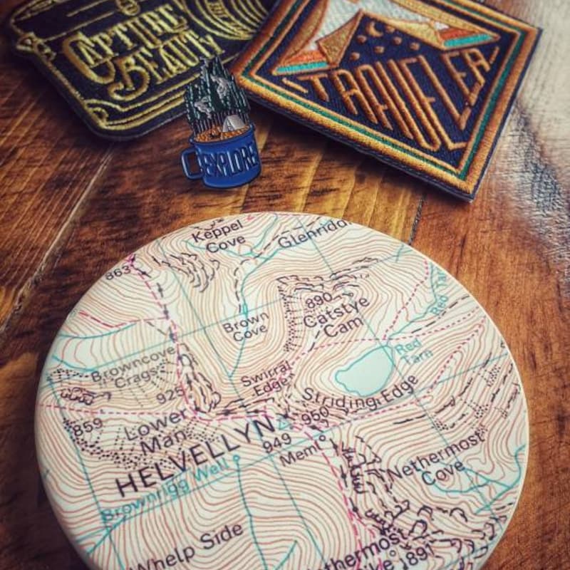 Custom Map Coaster - Etsy UK