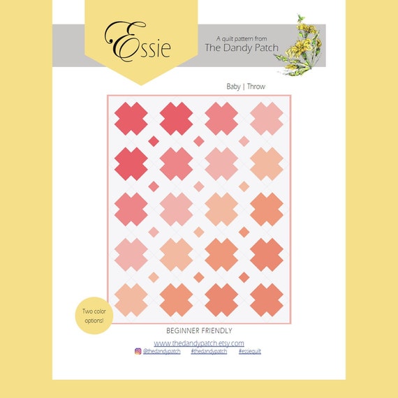 Essie Quilt Pattern PDF Download | Etsy