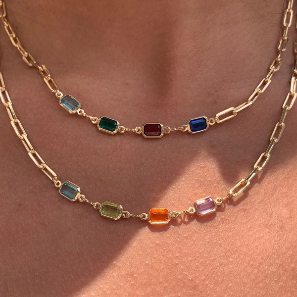 Colorful Necklace - Etsy